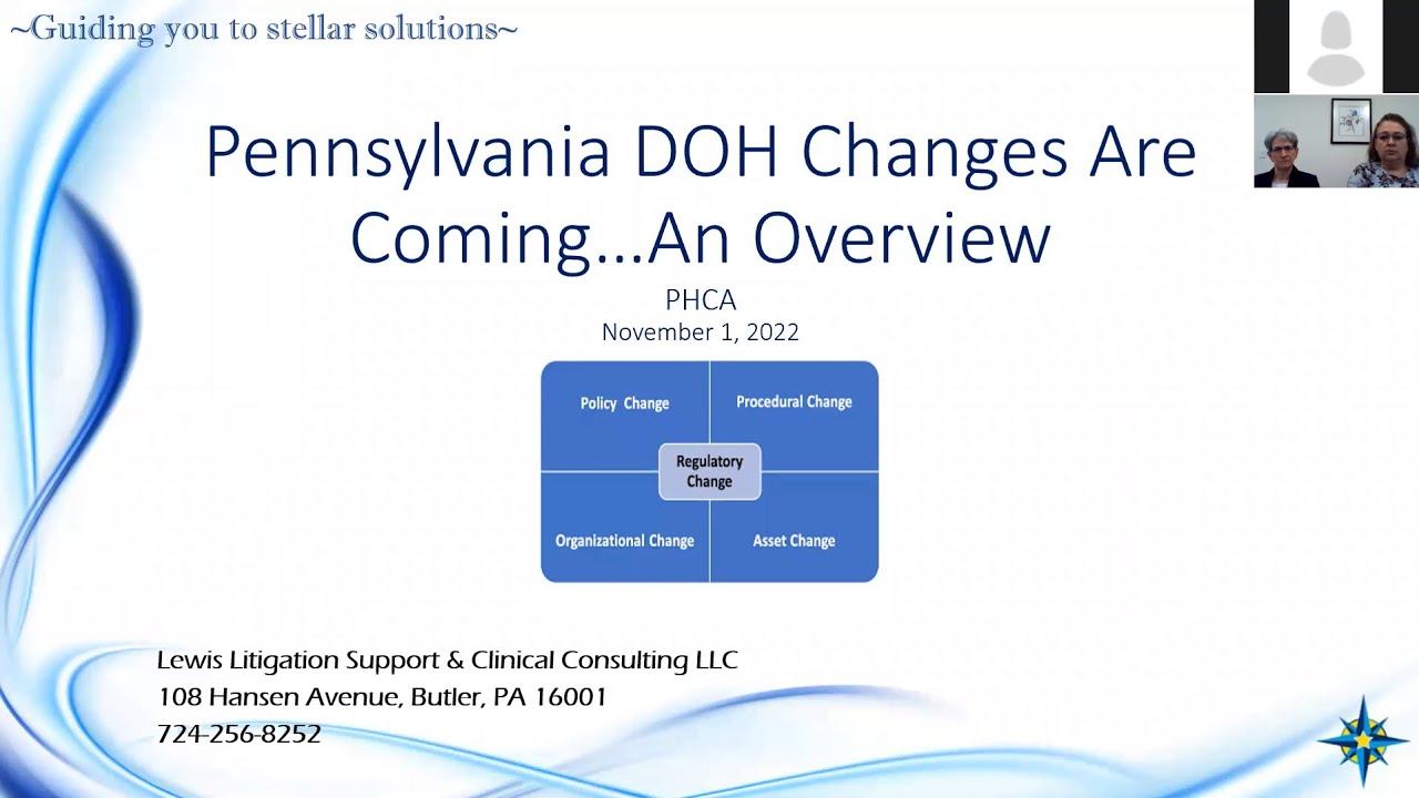 PA DOH Changes are Coming… An Overview - YouTube