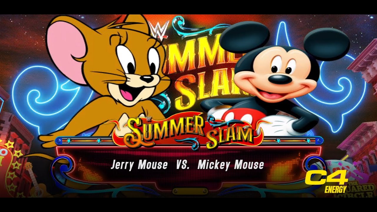 Surprising Clash: Jerry Mouse Challenges Mickey Mouse to a Fierce Fight ...
