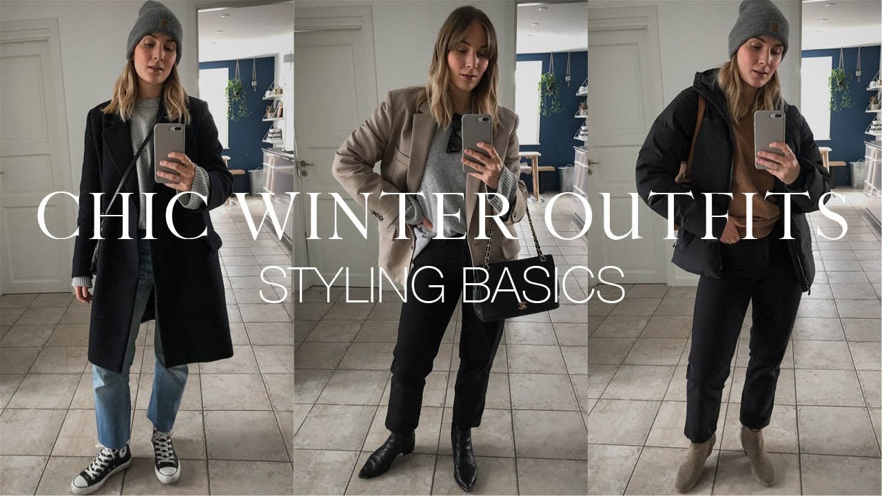 Styling basics: 10 chic winter outfit ideas | Capsule wardrobe lookbook ...