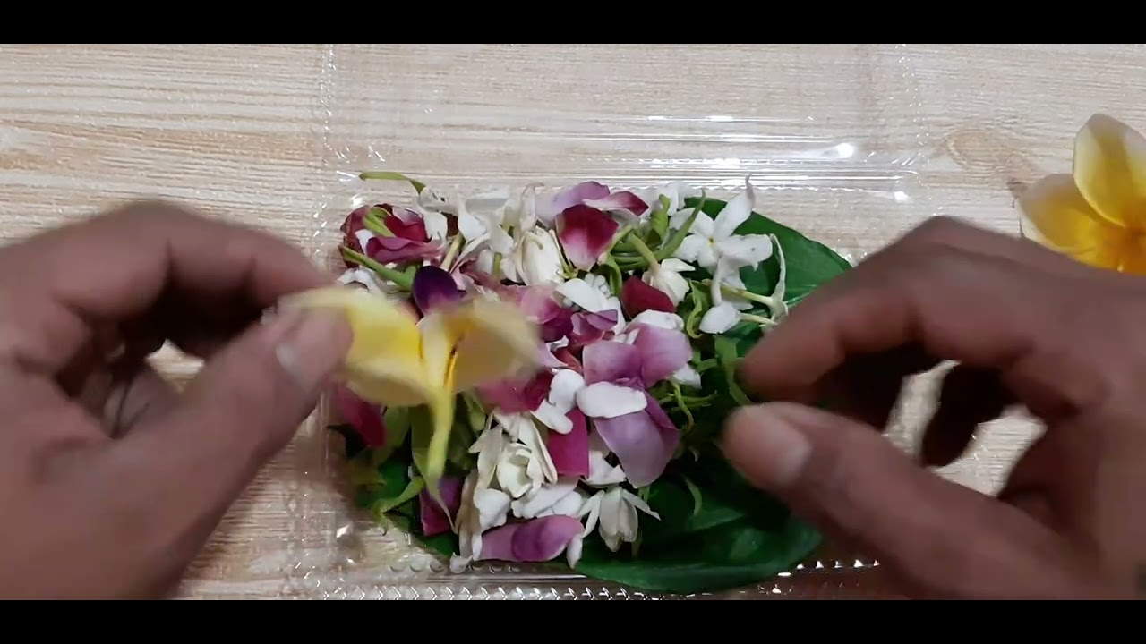 paket bunga untuk sembahyang datok kong - YouTube