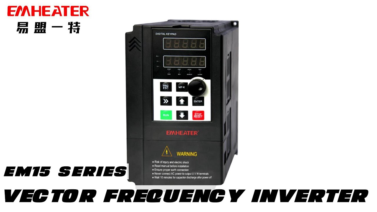 EMHEATER EM15 series Frequency Inverter - YouTube