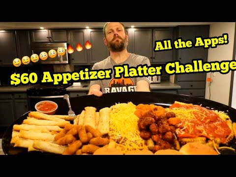 Monster Appetizer Platter Challenge | ManvFood | $60 |Giant Foods - YouTube
