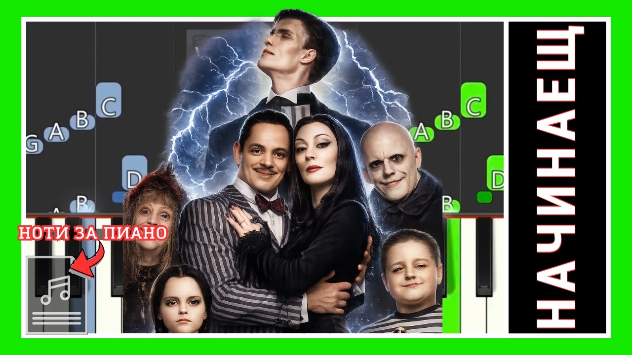 The Addams Family Theme I Piano Tutorial + Sheet Music - YouTube