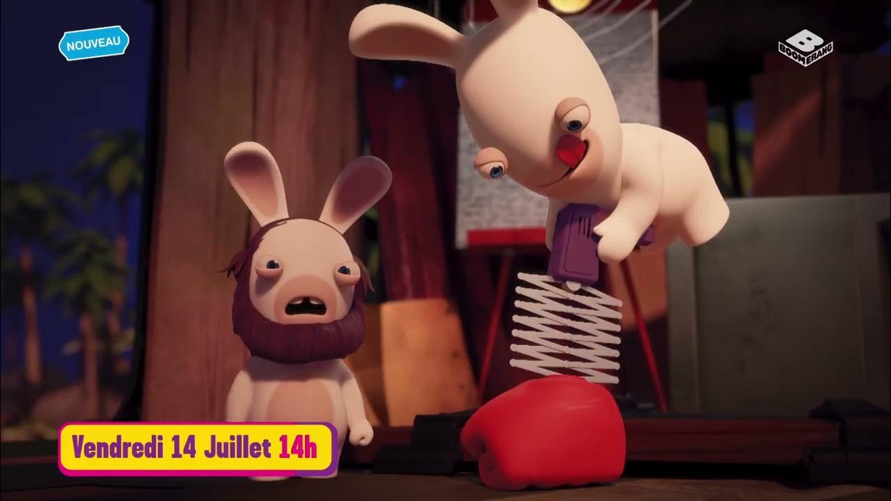 bande annonce Les lapins crétins : Objectif Mars sur Boomerang - YouTube