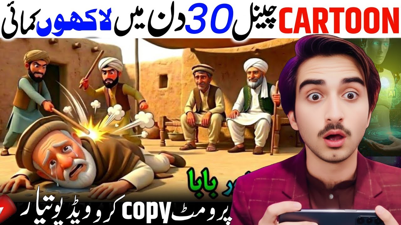 How to Make Cartoon Animation Video | Mobile se Cartoon video Kaise ...
