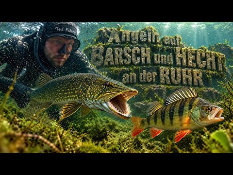 Angeln auf Barsch und Hecht an der Ruhr - Bis zum Biss