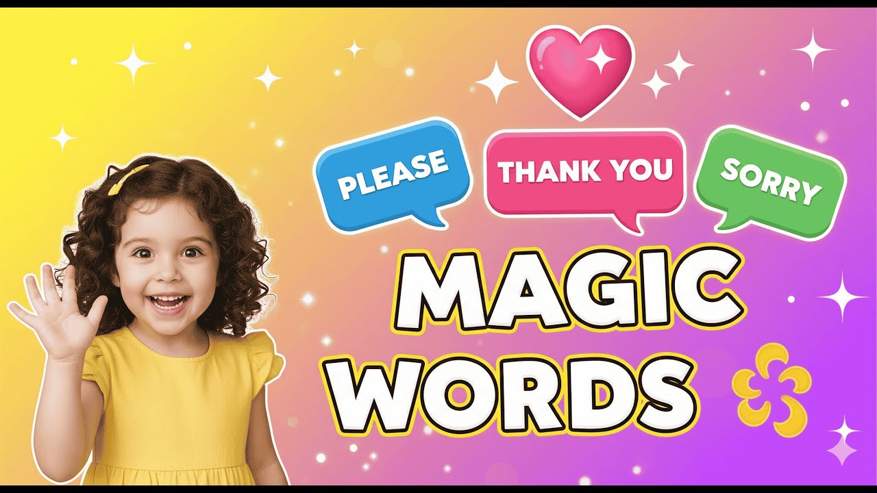Magic Words for Kids Please, Thank You, Sorry & More | Learn Good ...