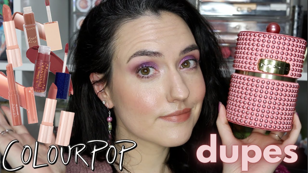 ColourPop DUPES for the MAC Teddy's Party Crew Vault | Side by Side Lip ...