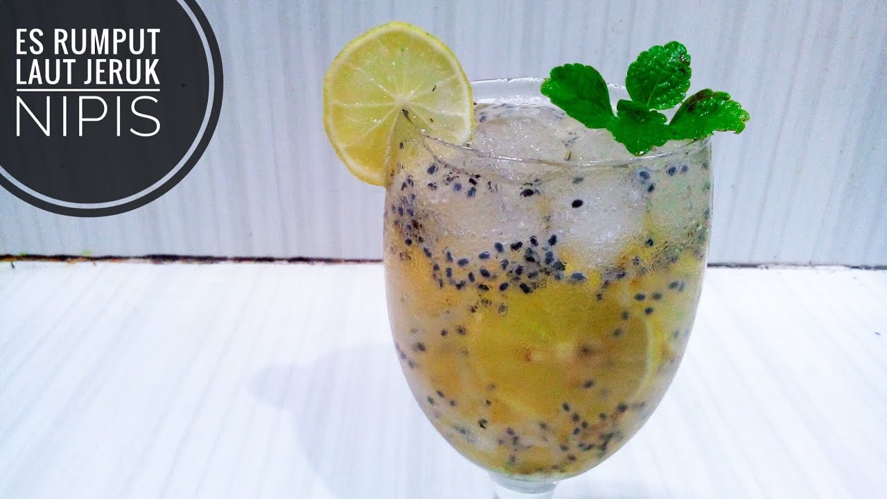 Es Rumput Laut Jeruk Nipis, Minuman Segar yang Bikin Nyesss... Di Mulut ...