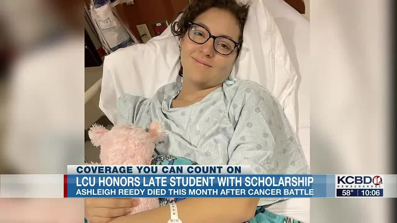 LCU honors Ashleigh Reedy with scholarship after cancer battle - YouTube