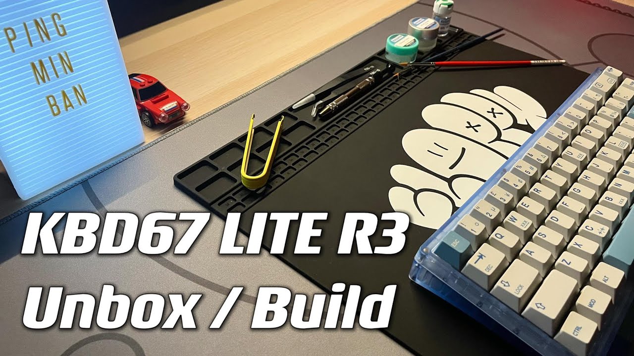 KBDFANS KBD67 LITE R3 UNBOX / BUILD l SWITCH MOYU BLACK (DARK JADE ...