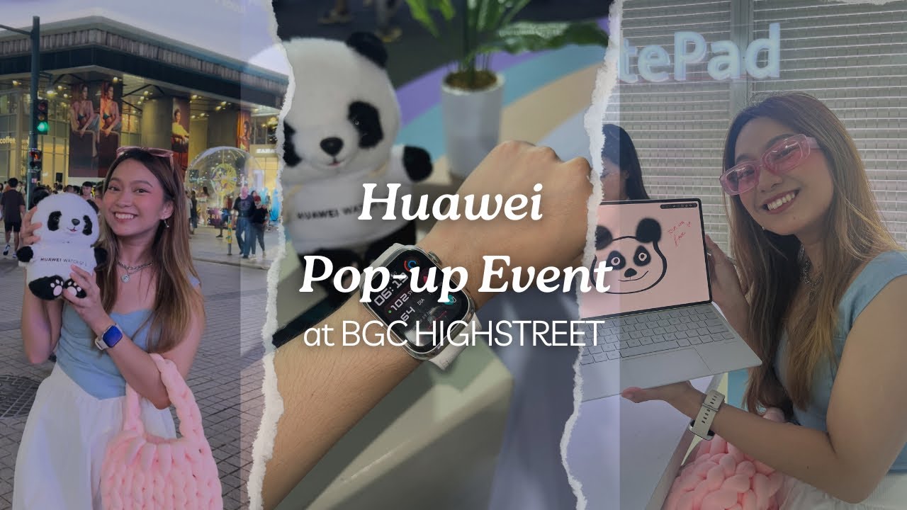 HUAWEI POP-UP EVENT AT BGC - YouTube