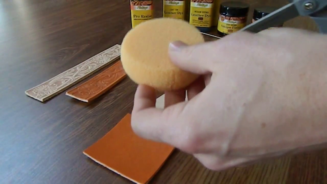Fiebing's Tips & Tricks - Leathercraft Sponges - YouTube