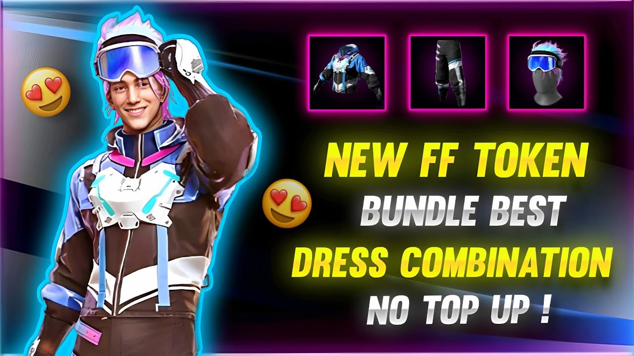 TOP 10 DRESS COMBINATION WITH FF TOKEN BUNDLE 😍 | NEW FF TOKEN BUNDLE ...
