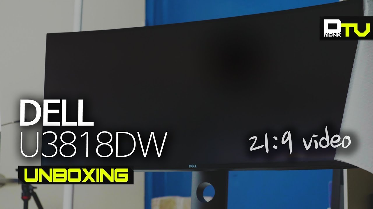[21:9 4K] DELL U3818DW 개봉기, 진정한 와이드의 길로 안내합니다. / DELL U3818DW Unboxing ...