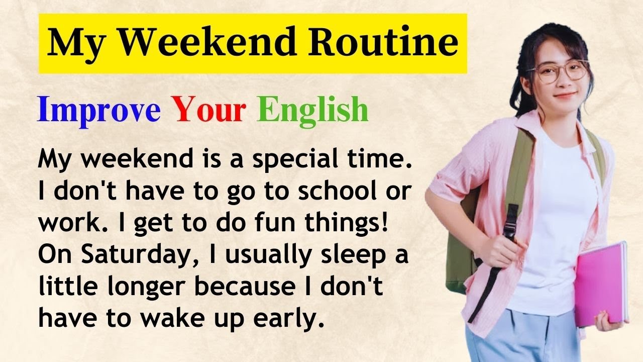 My Weekend Routine | Improve your English | Learning English Speaking ...