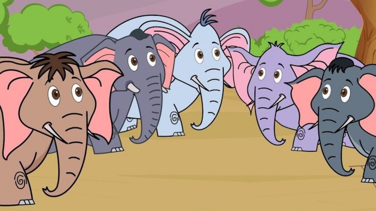Ek mota hathi Hindi Nursery Rhymes | A Fat Elephant Hindi Rhymes for ...