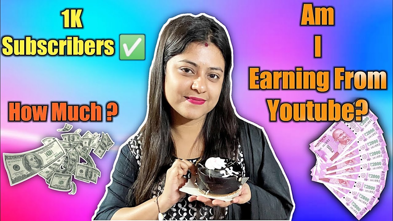 Am I Earning From Youtube? 1k Subs Completed In Youtube How Much Am I ...