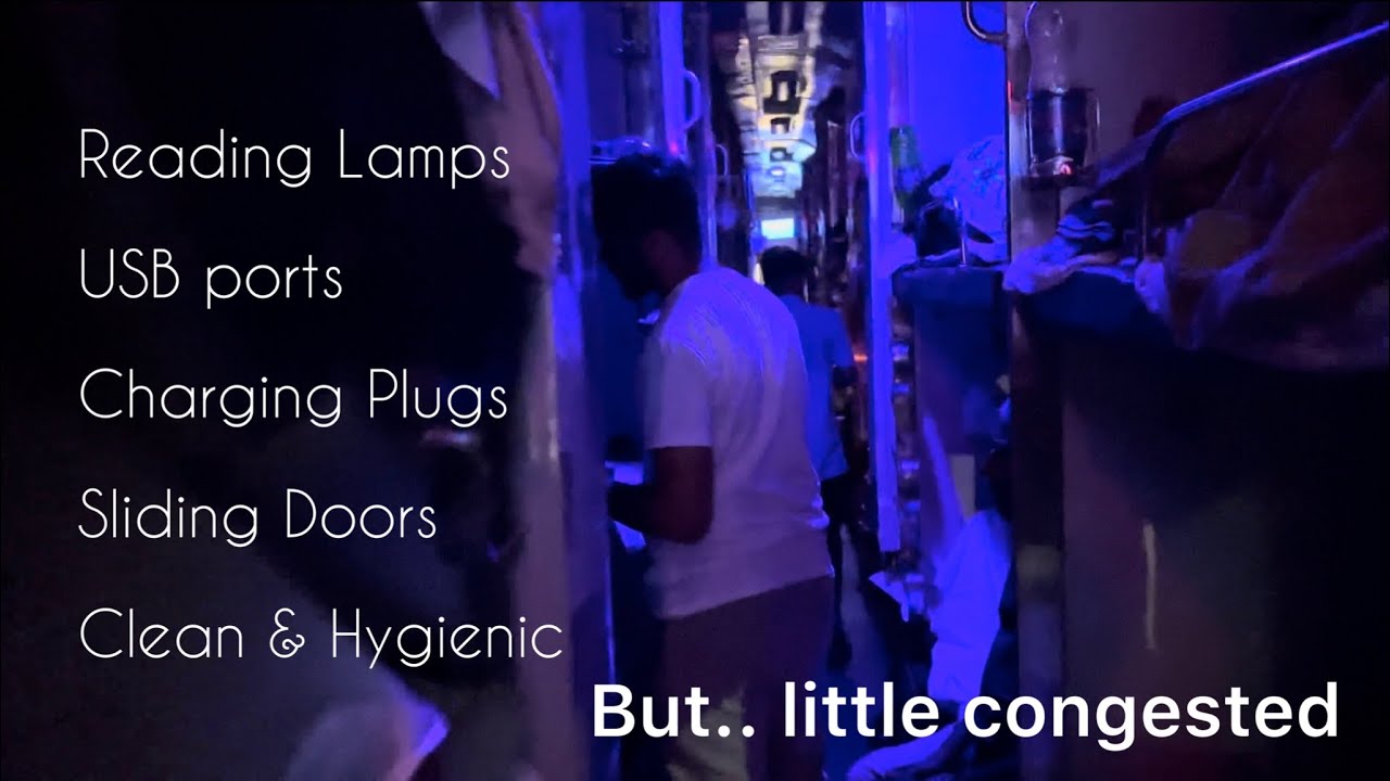 3rd AC Economy (3E) Coach Interior | Fully Equipped | Day & Nights View ...