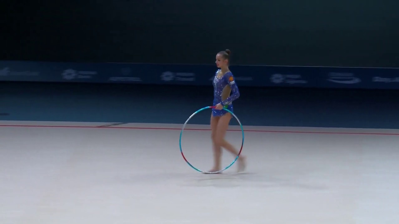 Maria Sergeeva - Hoop Final - WC Baku 2018 - YouTube