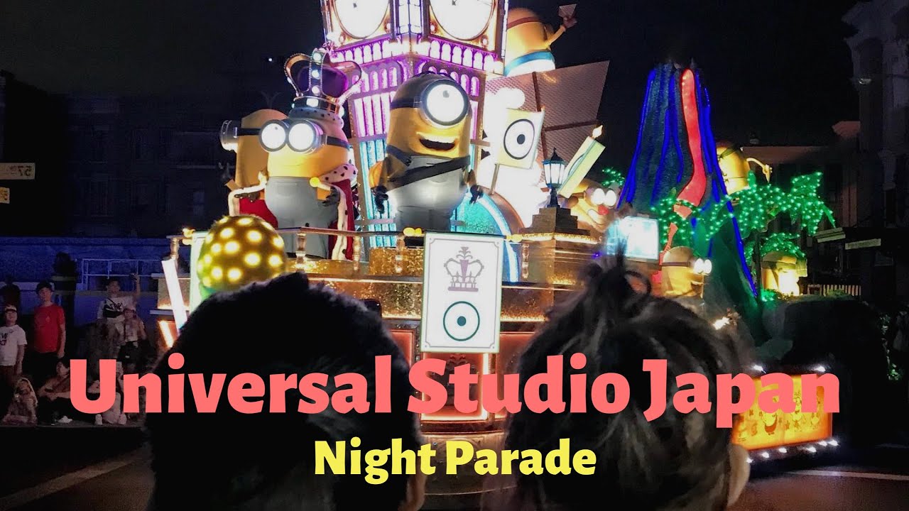 Universal Studio Japan Night Parade || Minions, Transformers, Harry ...