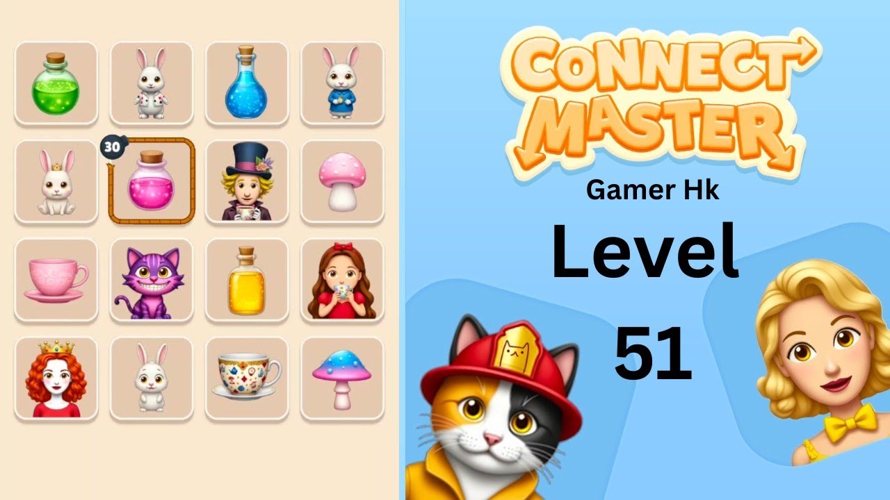 Connect Master level 51 Walkthrough Solution - YouTube
