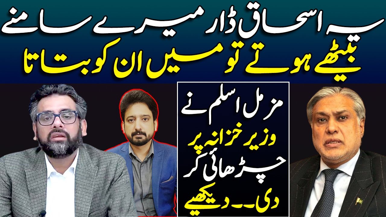 Pakistan's Economic Lock Down | PTI's Muzammil Aslam Takes on Ishaq Dar ...