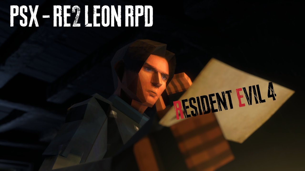 PSX - RE2 Leon (RPD Outfit) Resident Evil 4 Remake - YouTube