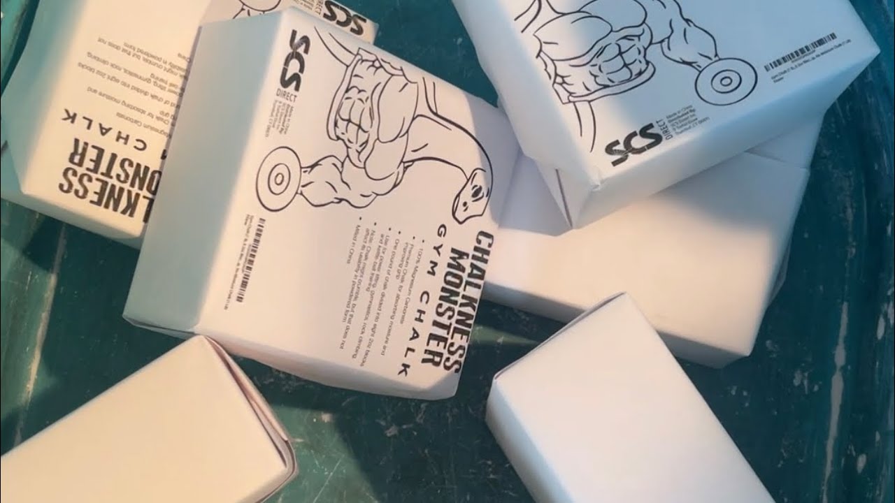Round Two: Full Box of Fresh Gym Chalk Blocks - YouTube