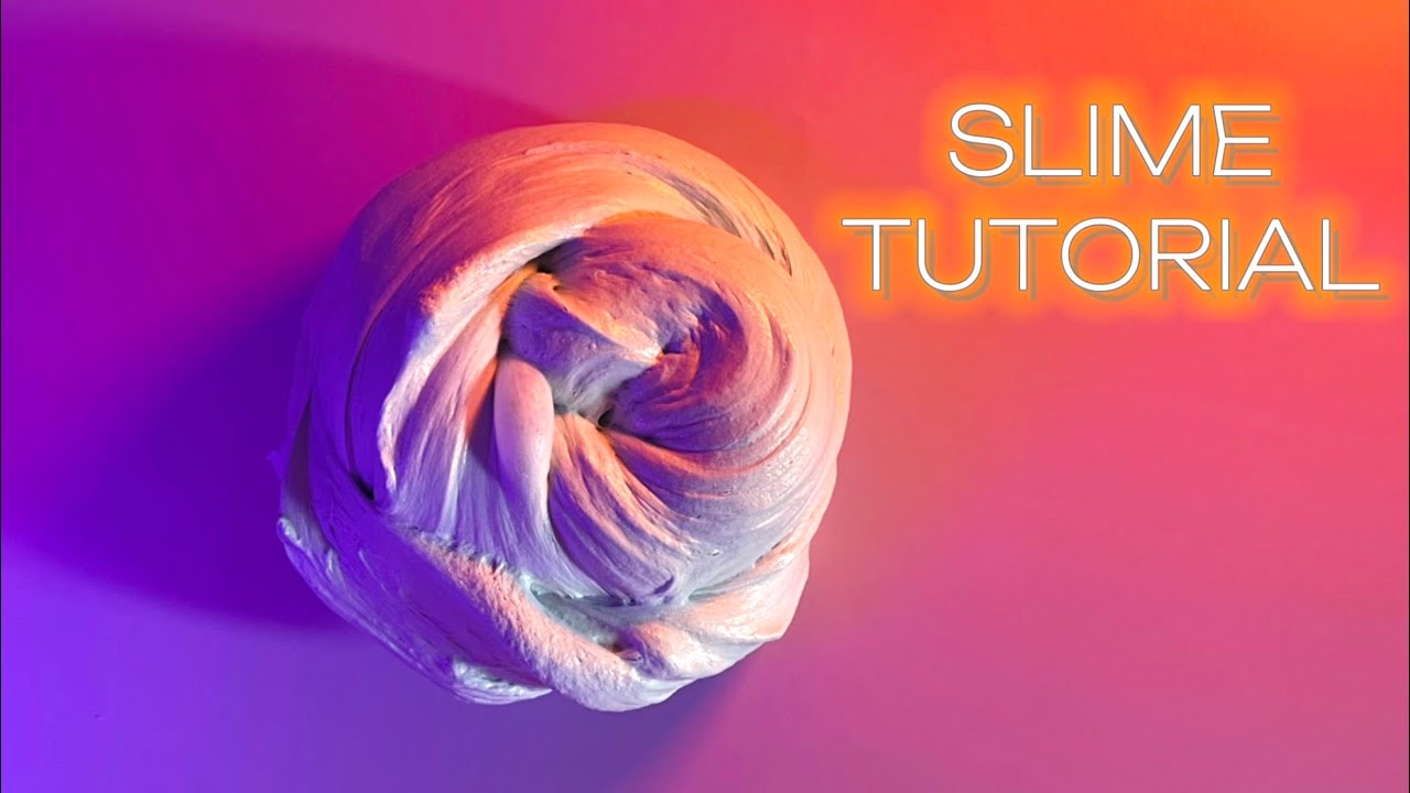 How to make the perfect slime for ASMR-Videos - Tutorial with glue ...
