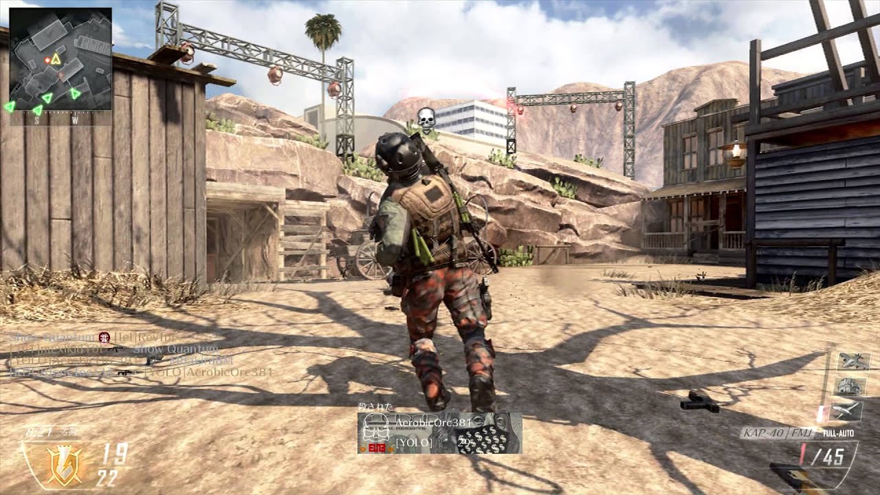 XBOX 360 Game play COD BO2 - YouTube