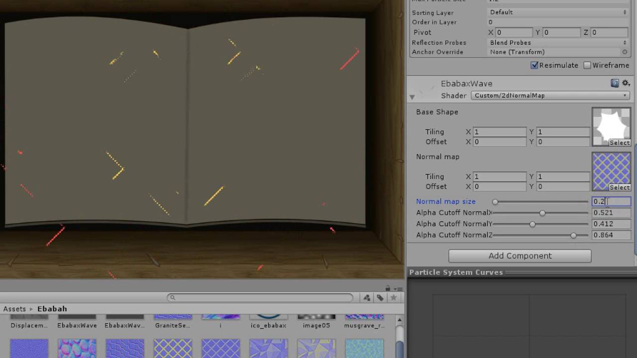 Unity Particle Shader test - YouTube