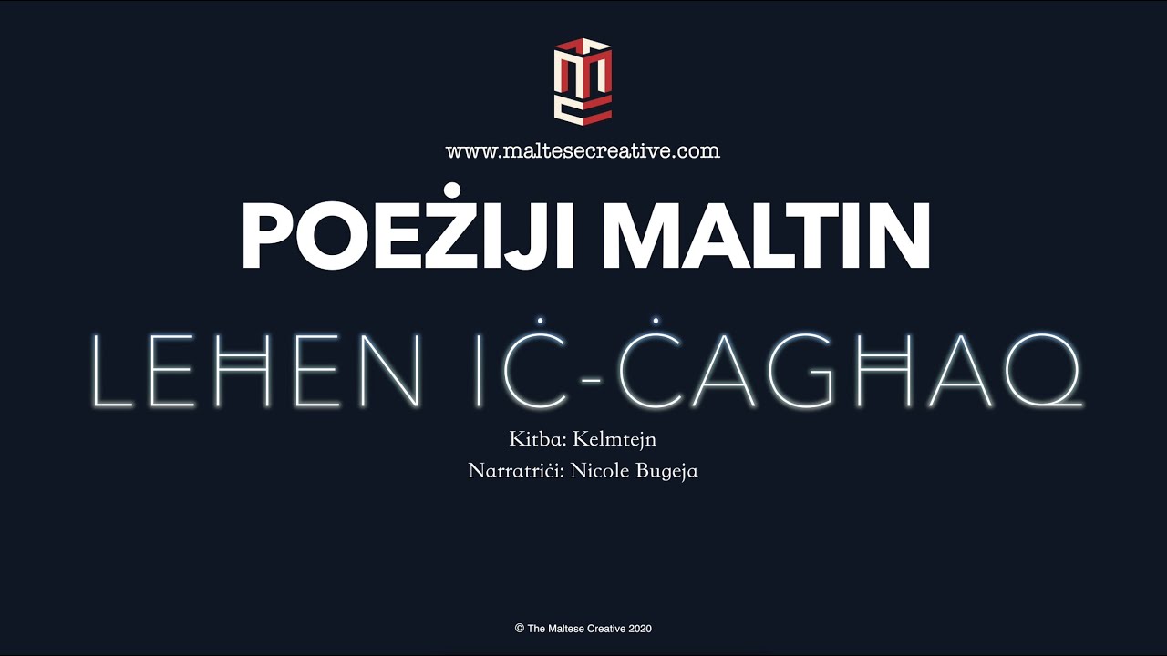 Leħen iċ-Ċagħaq - Maltese Poetry - YouTube