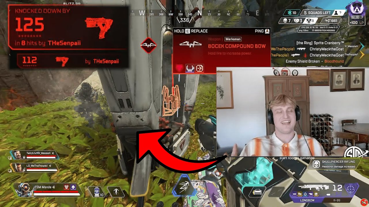 when Mande actually got 200IQ JEBAITED by a random Octane in Pred Lobby ...