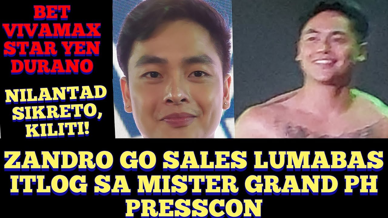 ZANDRO SALES LUMABAS ITLOG SA MISTER GRAND PHILIPPINES PRESSCON! - YouTube