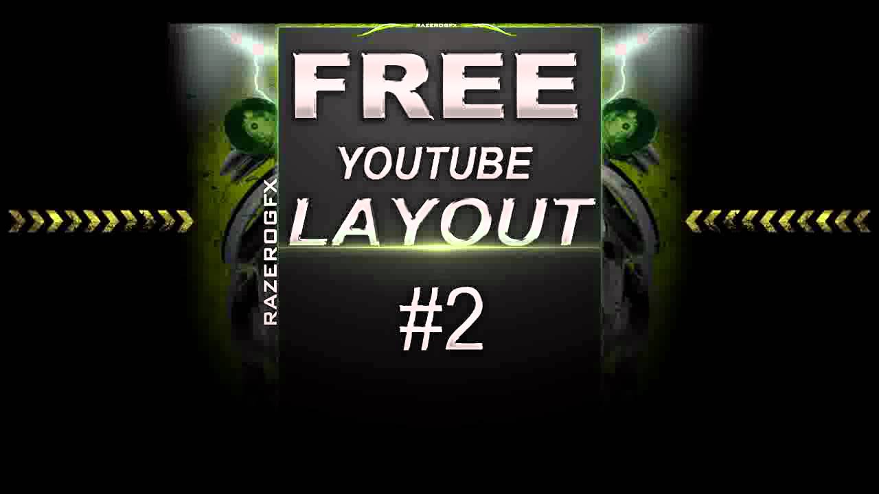 Free New Youtube Layout #2 (PSD 2012) - YouTube