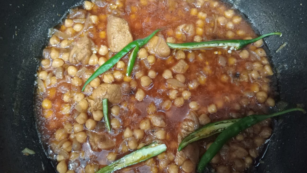 Chicken Chanay Recipe||Authentic Murgh Chanay Recipe||Lahori Murgh ...