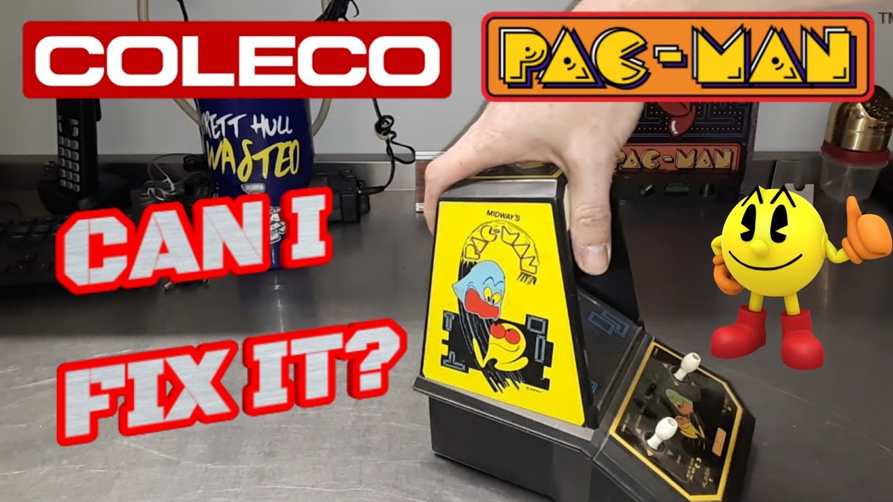 Coleco Pacman Repair: No Power, No Joystick - YouTube