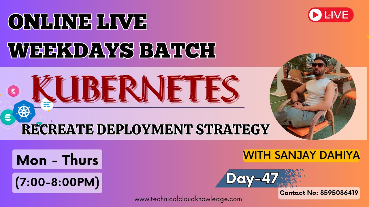 Day 47 Kubernetes Recreate Deployment Strategy Kubernetes Master Series