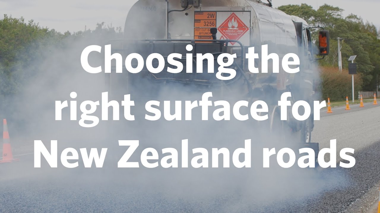 Roadworks 101 - choosing the right surface for New Zealand roads - YouTube