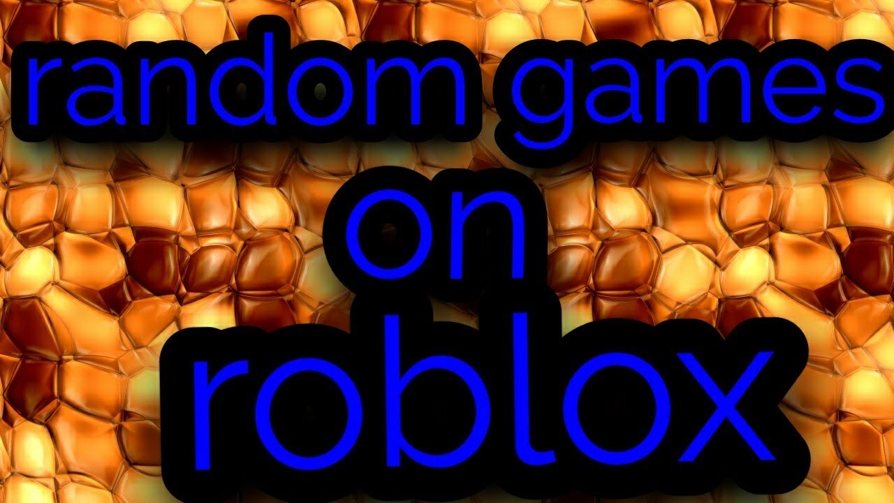 Random games on roblox - YouTube