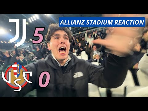 🤚🏻MANITAAA!!! ￼JUVENTUS 5-0 CREMONESE / ALLIANZ STADIUM LIVE REACTION 