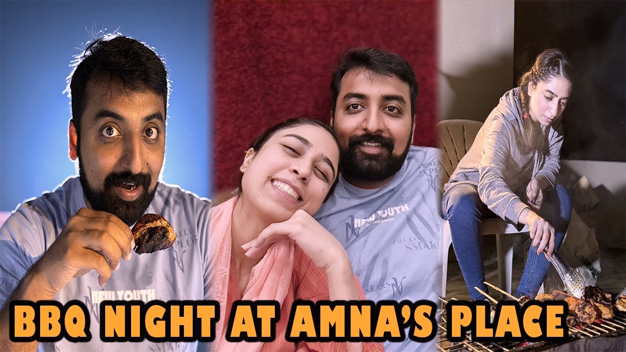 BBQ at Amna's place | 50k ki 1st surprise party ♥️😇 - YouTube