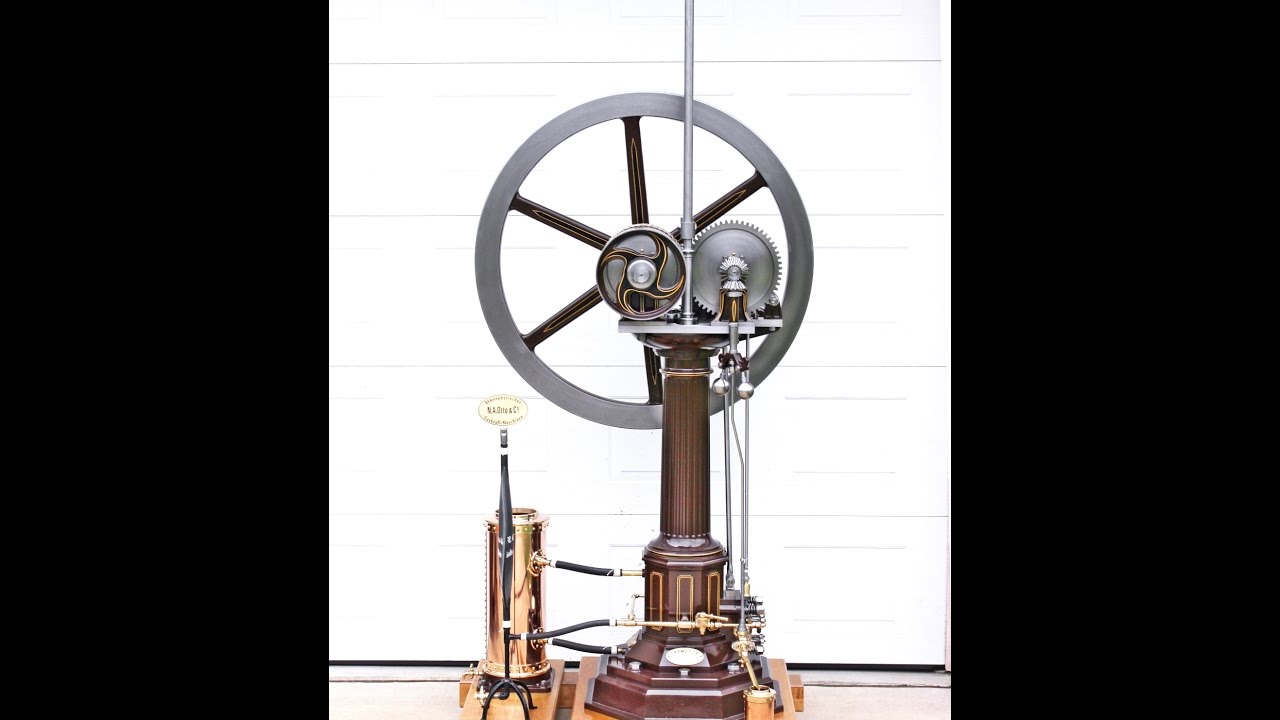 Full size replica of worlds first gas engine - fueled by Hydrogen ...