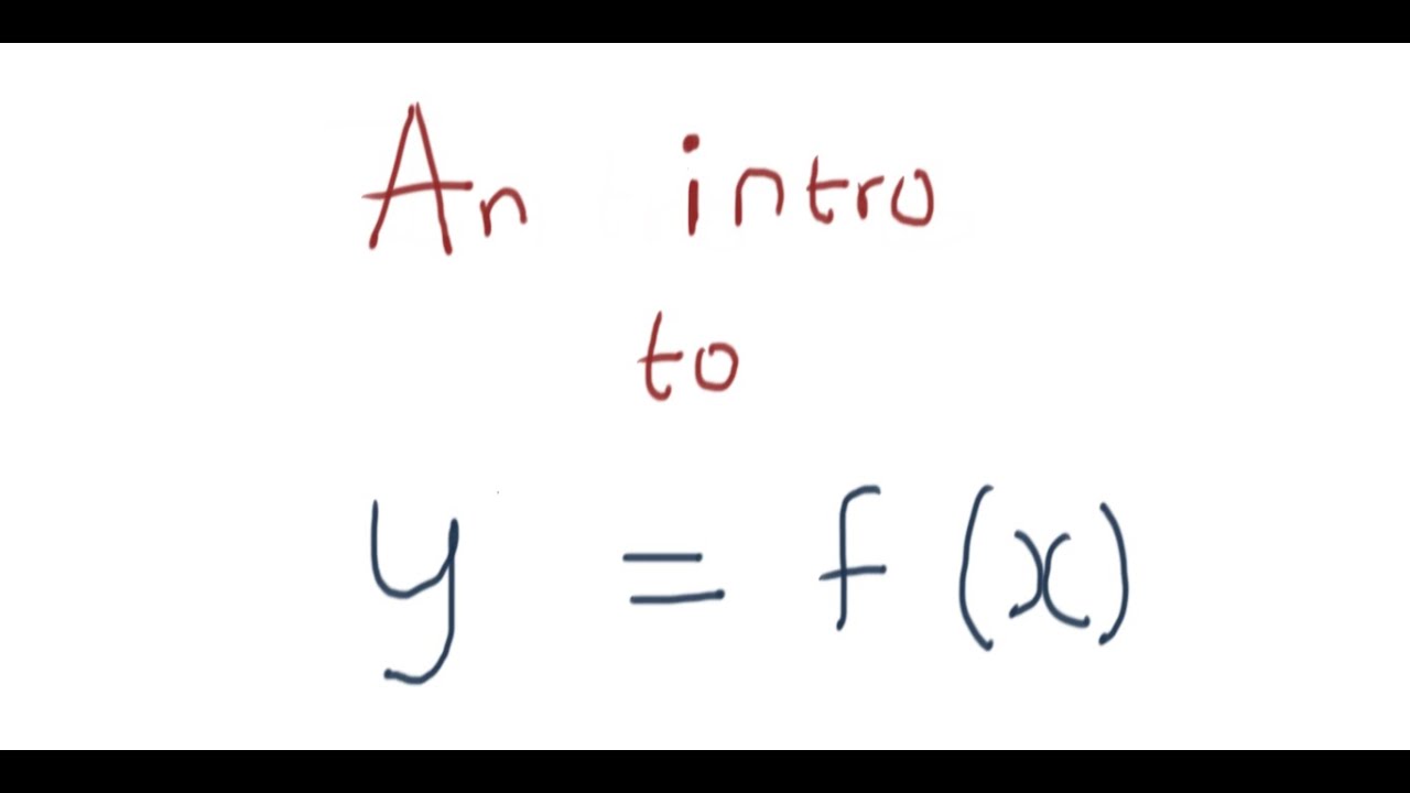 A simple guide to understanding functions - YouTube