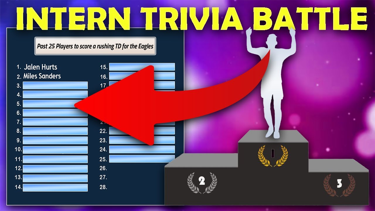 Which one of our Interns has the most Ball Knowledge? NFL Trivia - YouTube