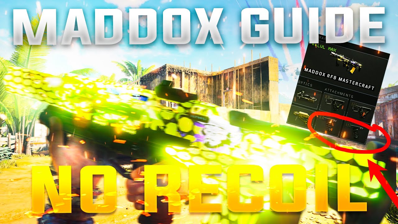 GET ZERO RECOIL ON YOUR MADDOX😱|INDEPTH BO4 MADDOX GUIDE - YouTube