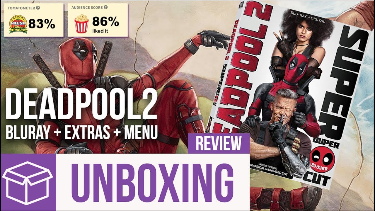 Deadpool 2 Blu Ray Unboxing + Review FT. Deadpool (Digital HD Giveaway ...