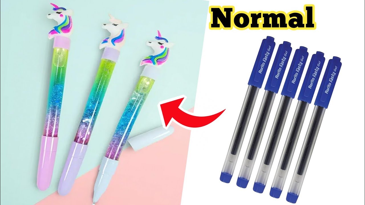 How to make liquid glitter pen | how to make glitter pen | diy glitter ...