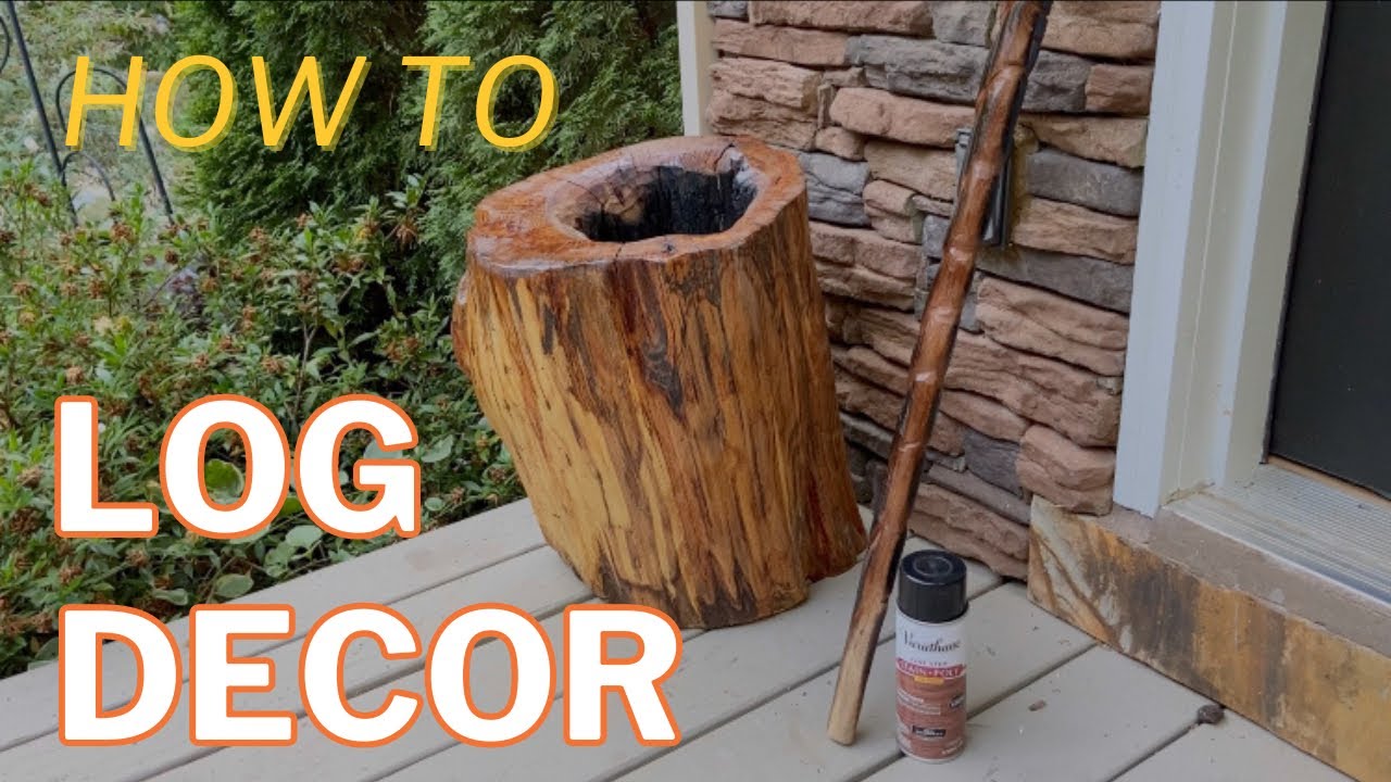 Watch This Log Transform Into Home Decor Gold - YouTube